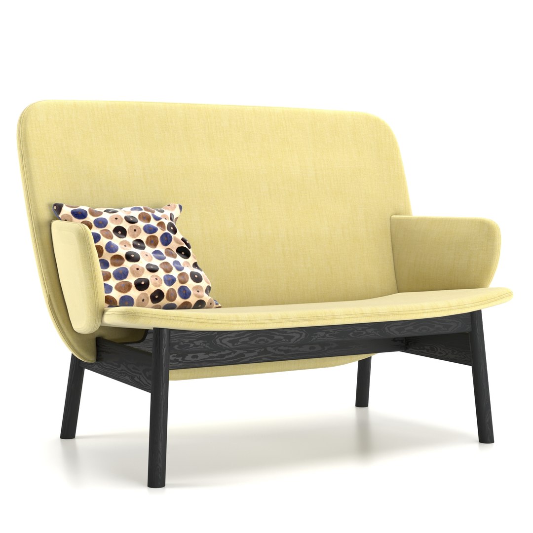 ALA small SOFA with armrests2 model - TurboSquid 1989927