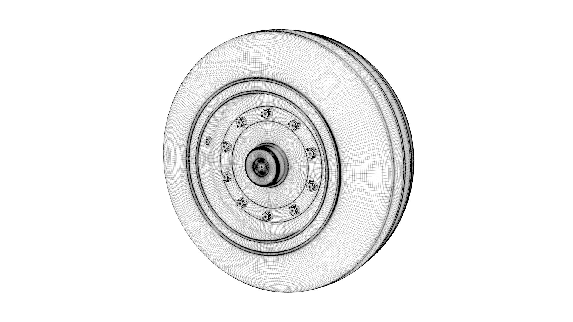 3D Airplane Wheel Plane Model - TurboSquid 1558179