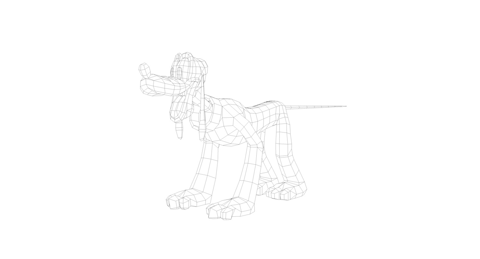 3d Model Disney Pluto