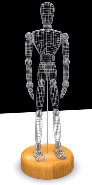 3d dummy model