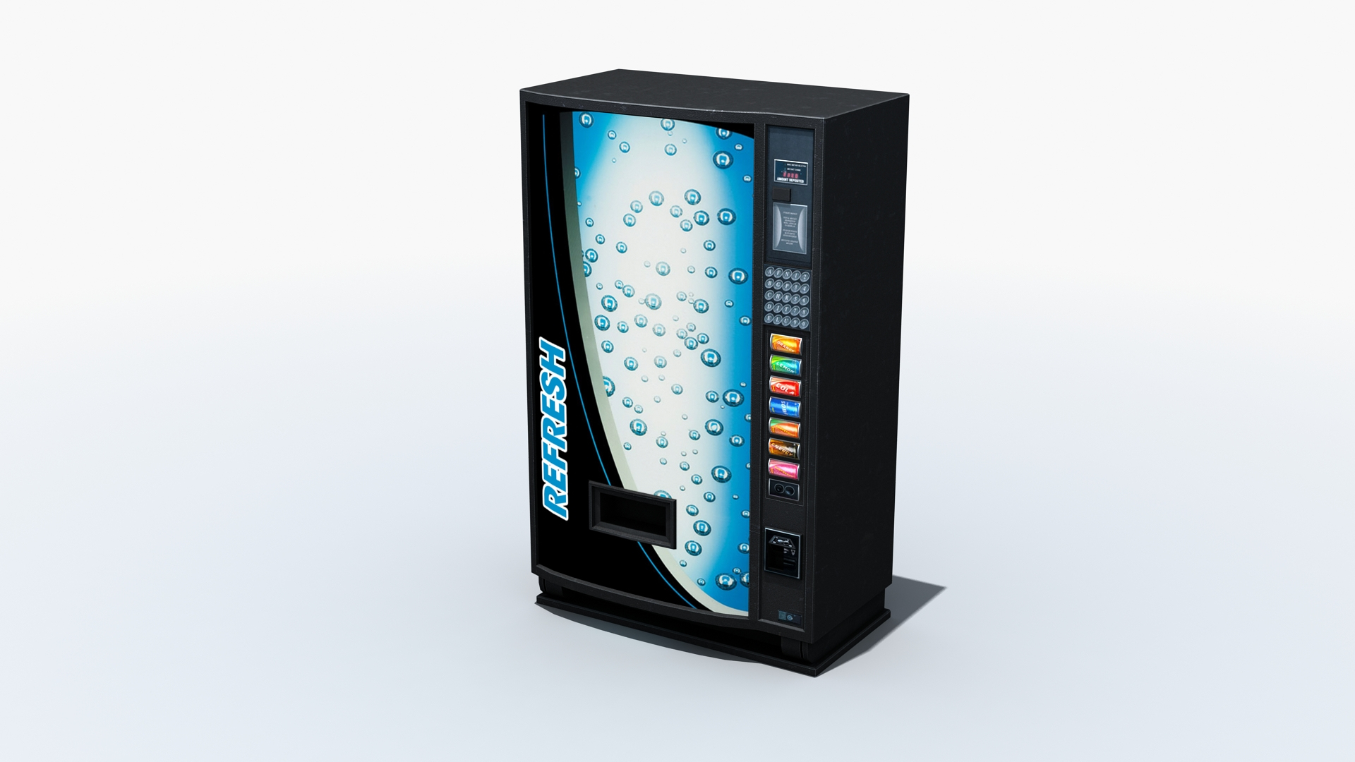 Generic Drinks Vending Machine 3d Model
