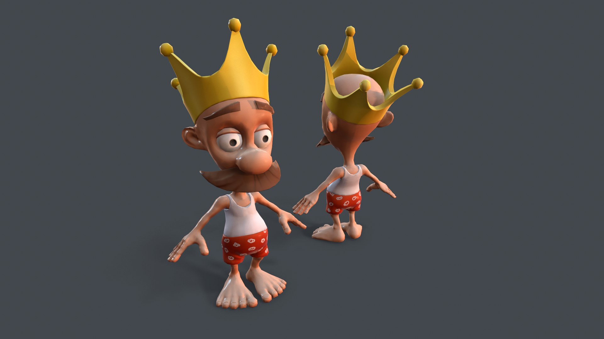 King Character 3D - TurboSquid 1379748