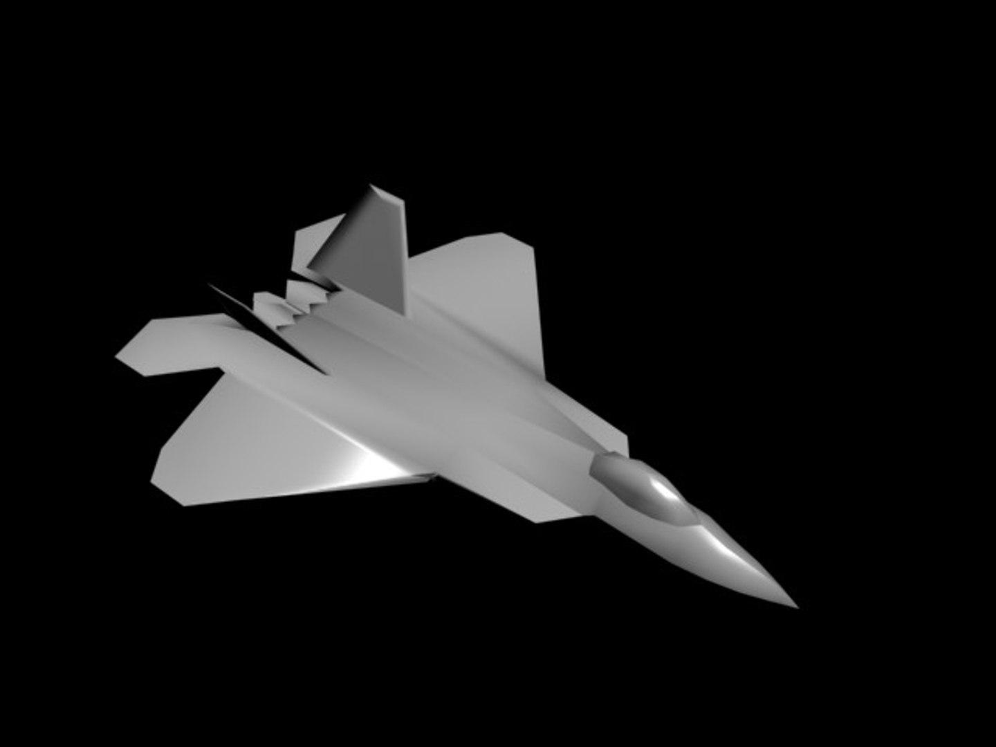 Free F-22 3d Model
