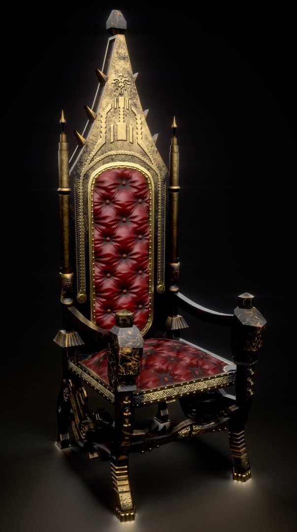 C2 - Medieval Chair 1 3D - TurboSquid 1811327