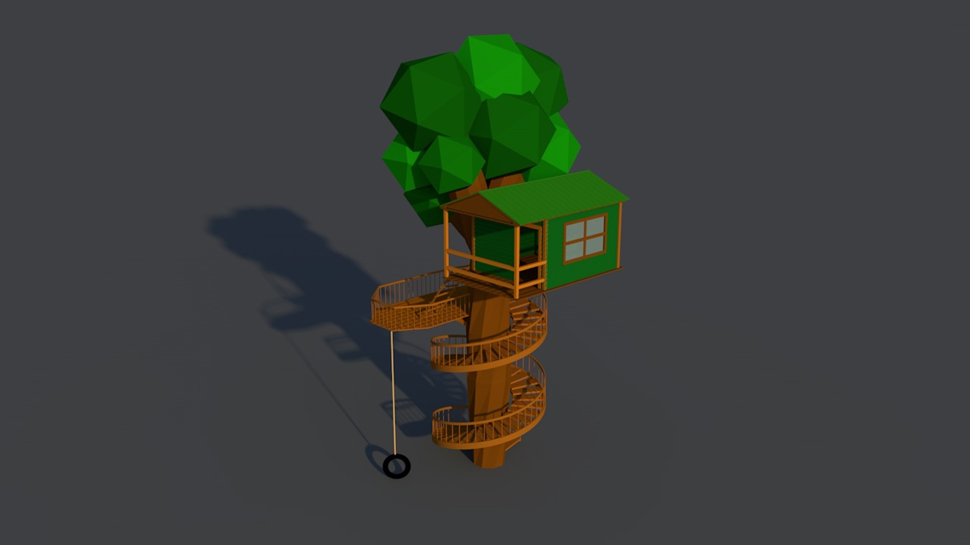 Treehouse Tree House 3d Model