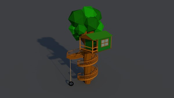 treehouse tree house 3d model