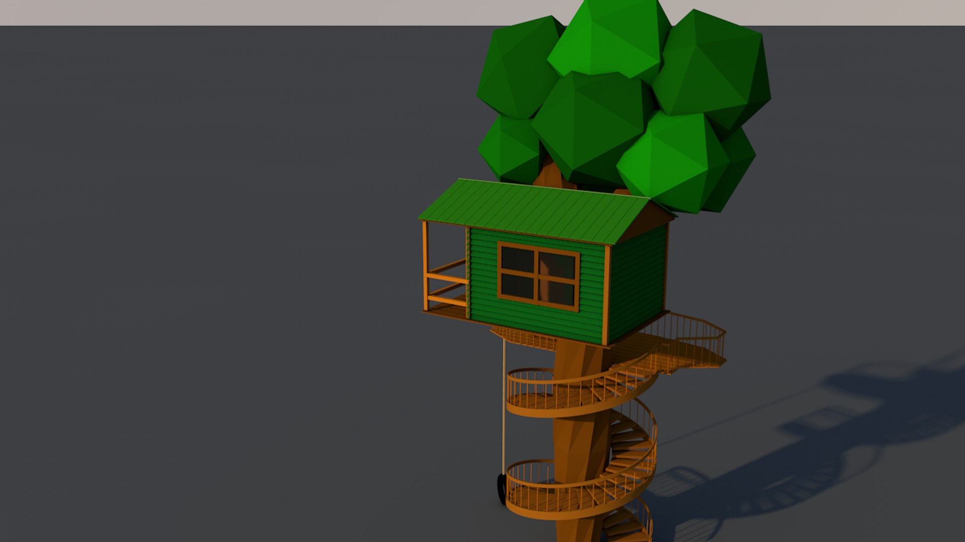 Treehouse Tree House 3d Model