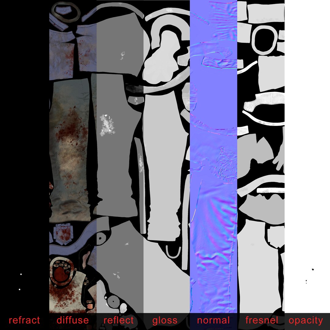 3D zombie rig character model - TurboSquid 1213757