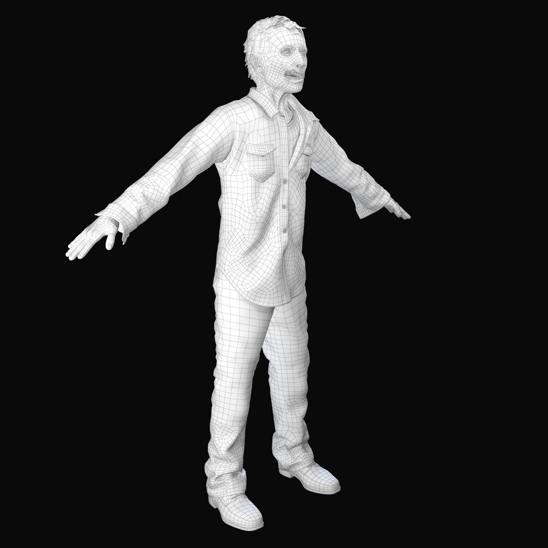 3D zombie rig character model - TurboSquid 1213757