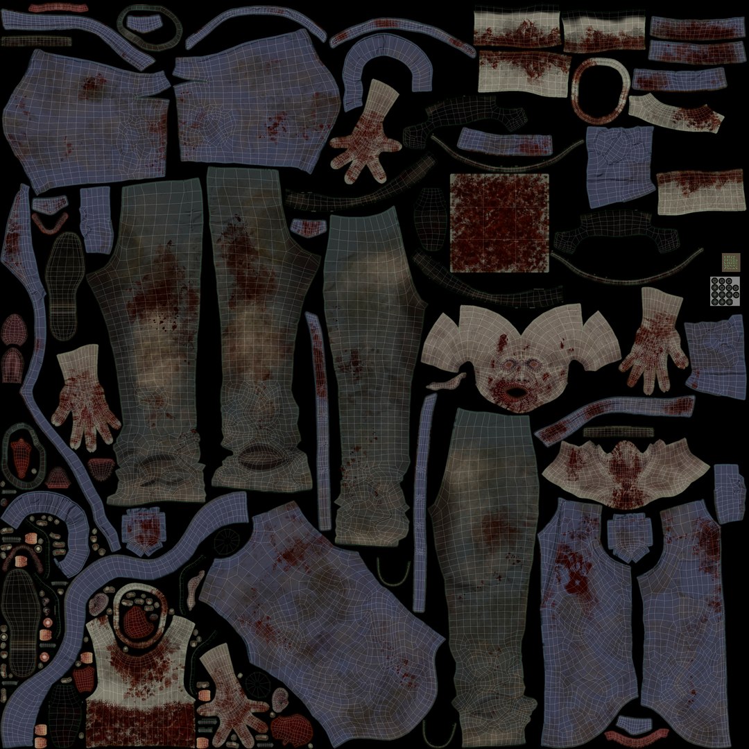 3D zombie rig character model - TurboSquid 1213757