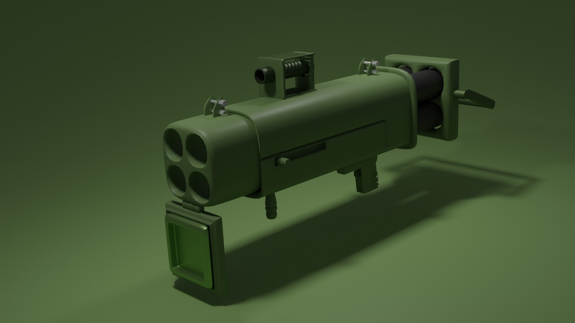 MODELING RPG ROCKET LAUNCHER 3D Model - TurboSquid 2094397