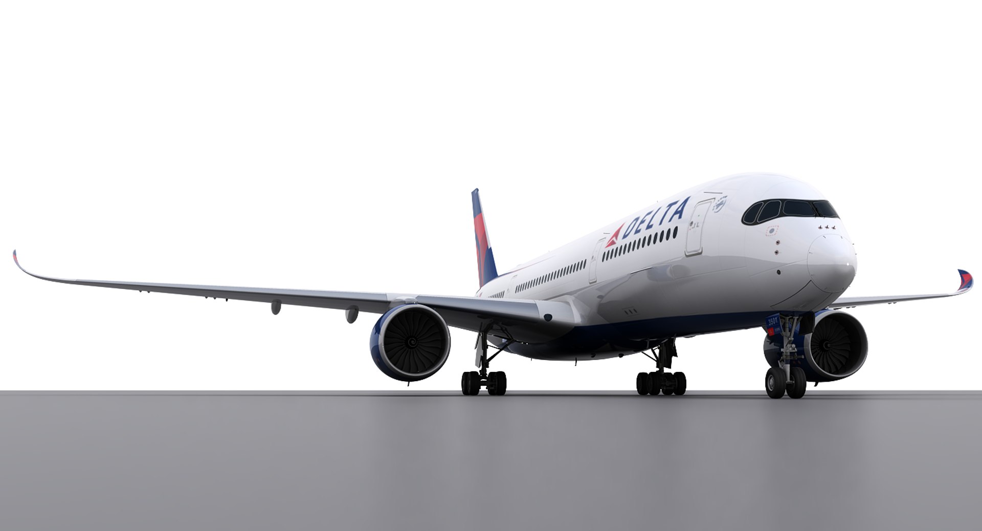 A350-900 Delta 3D - TurboSquid 1178701