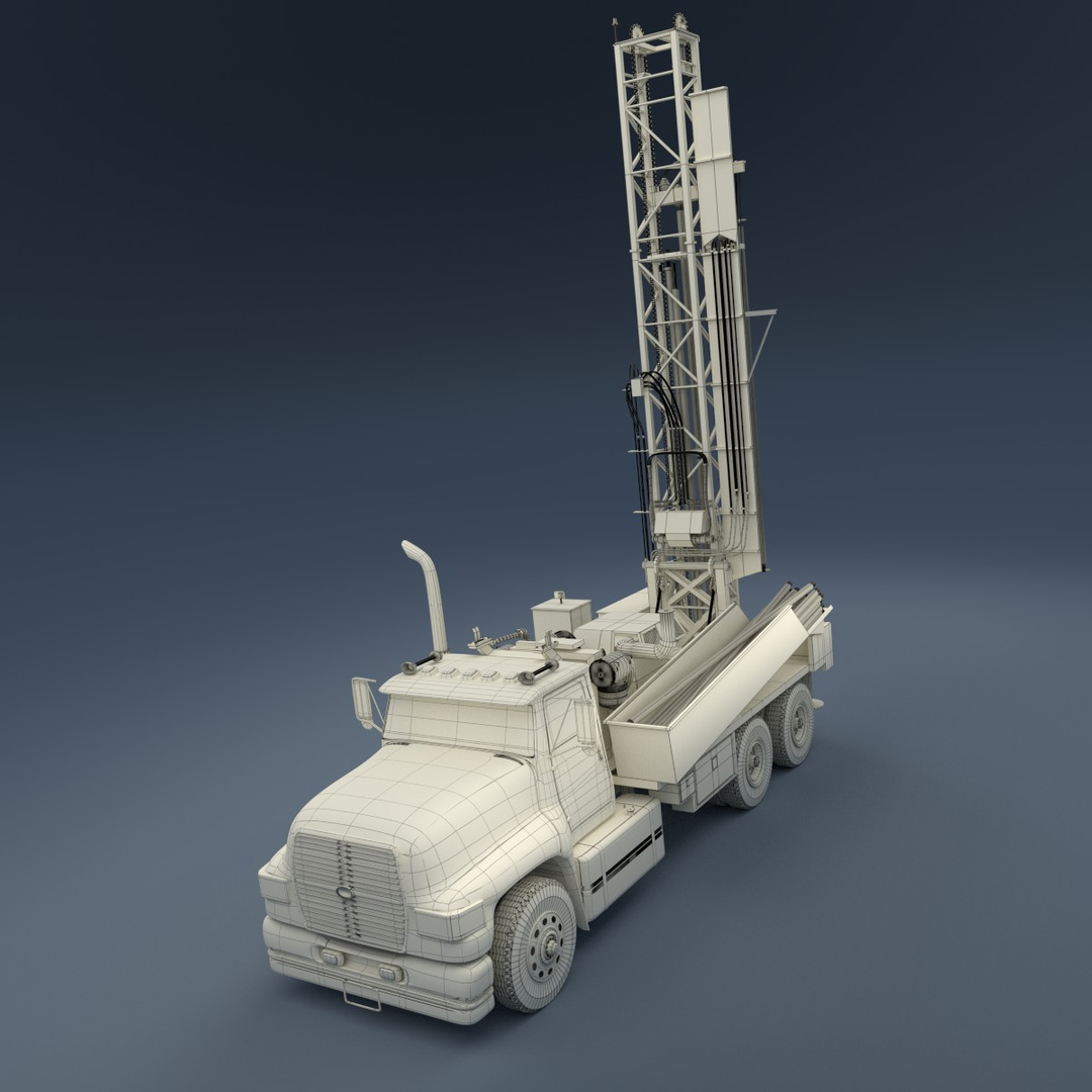 3ds max drilling machine ged