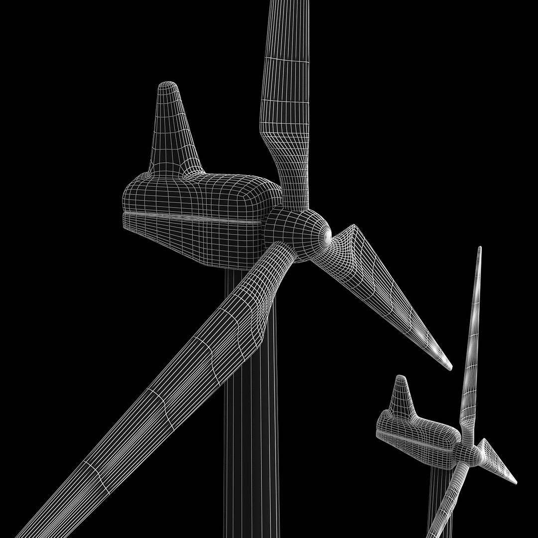 Wind Turbine 3d Model