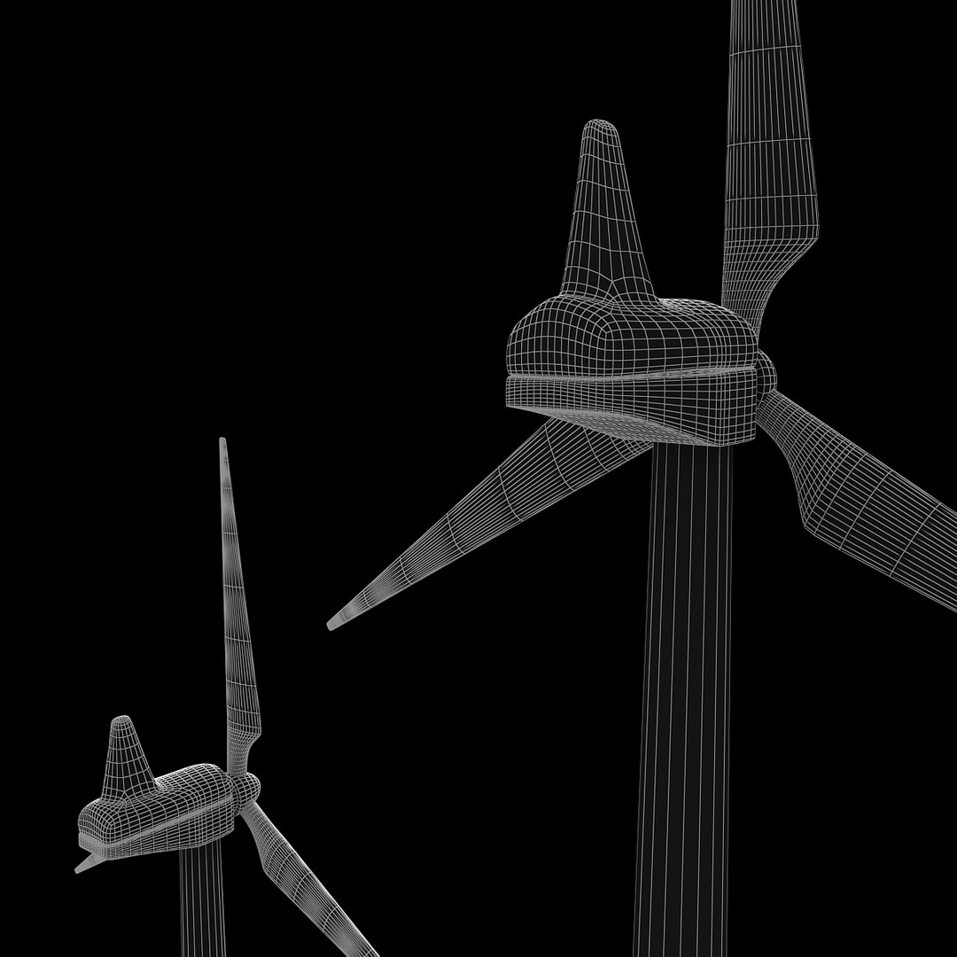 Wind Turbine 3d Model