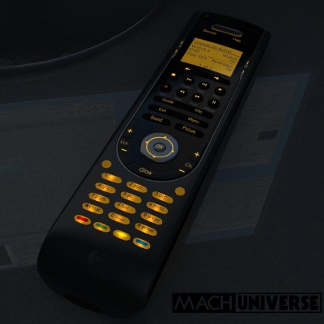 Logitech Harmony 555 Remote Control Lwo