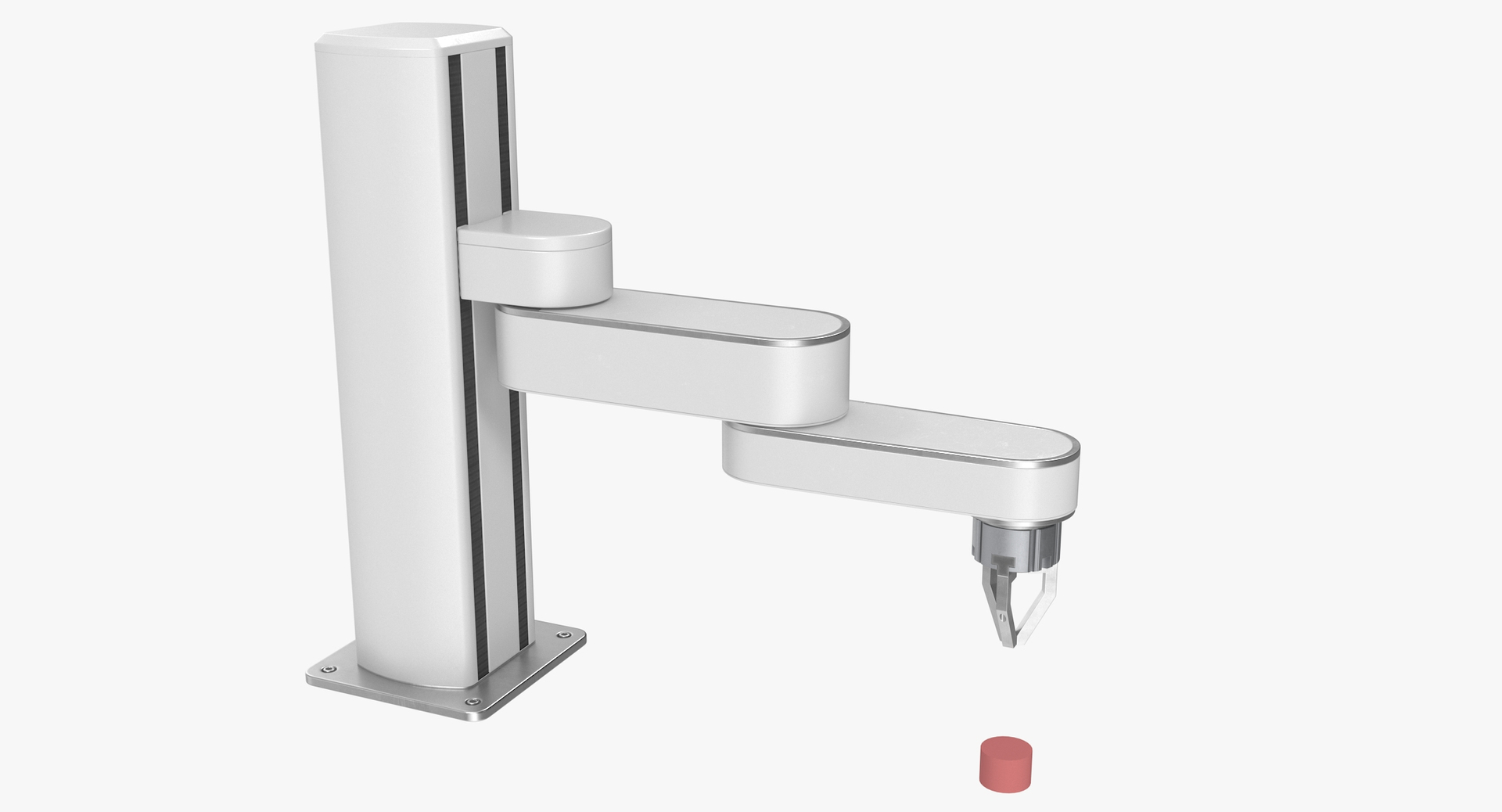 3D Pick N Place Robot With 3 Finger Gripper Model - TurboSquid 2297036