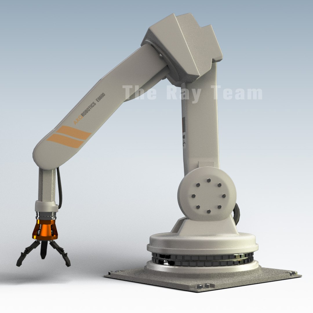Maya Industrial Robotic Arm Rigged