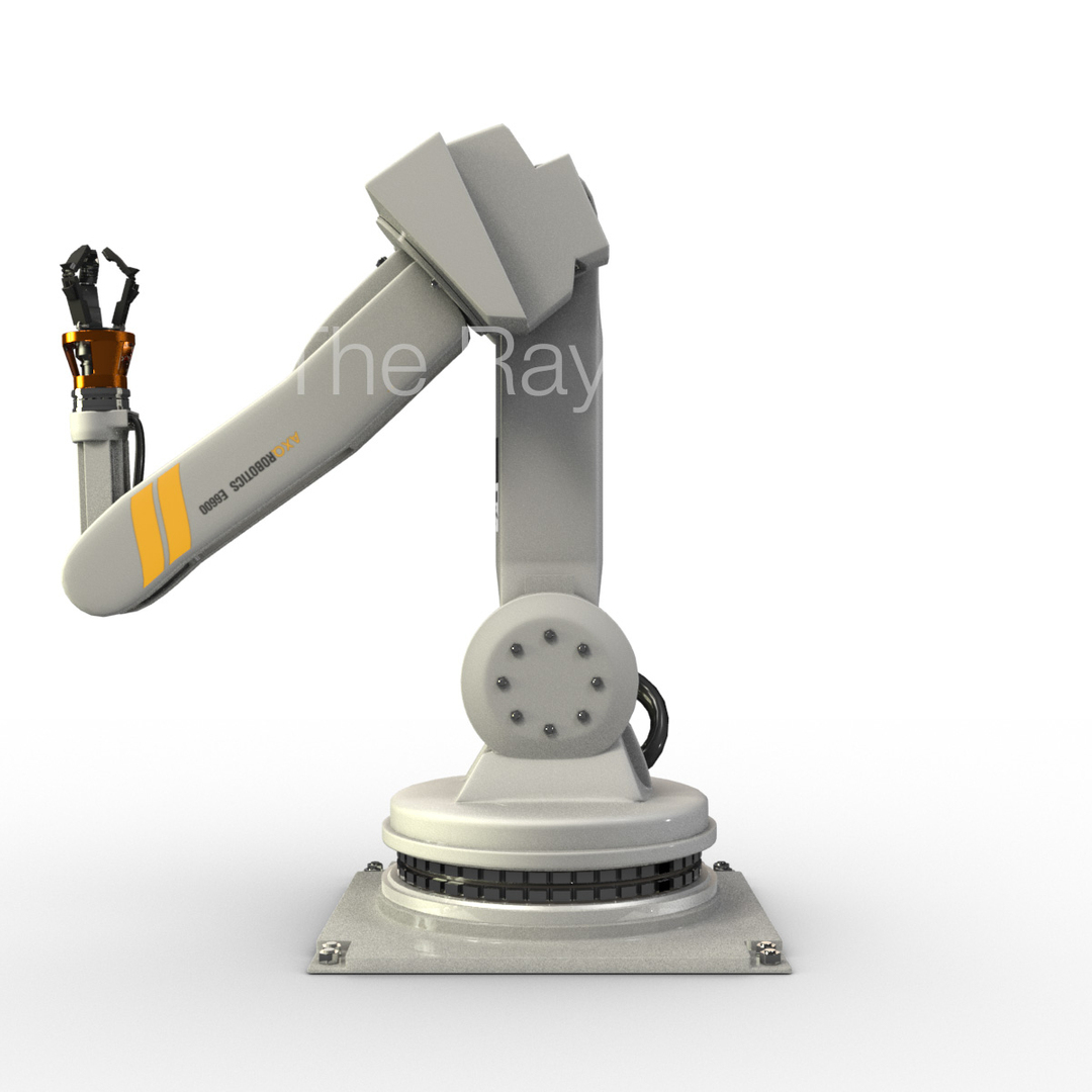Maya Industrial Robotic Arm Rigged