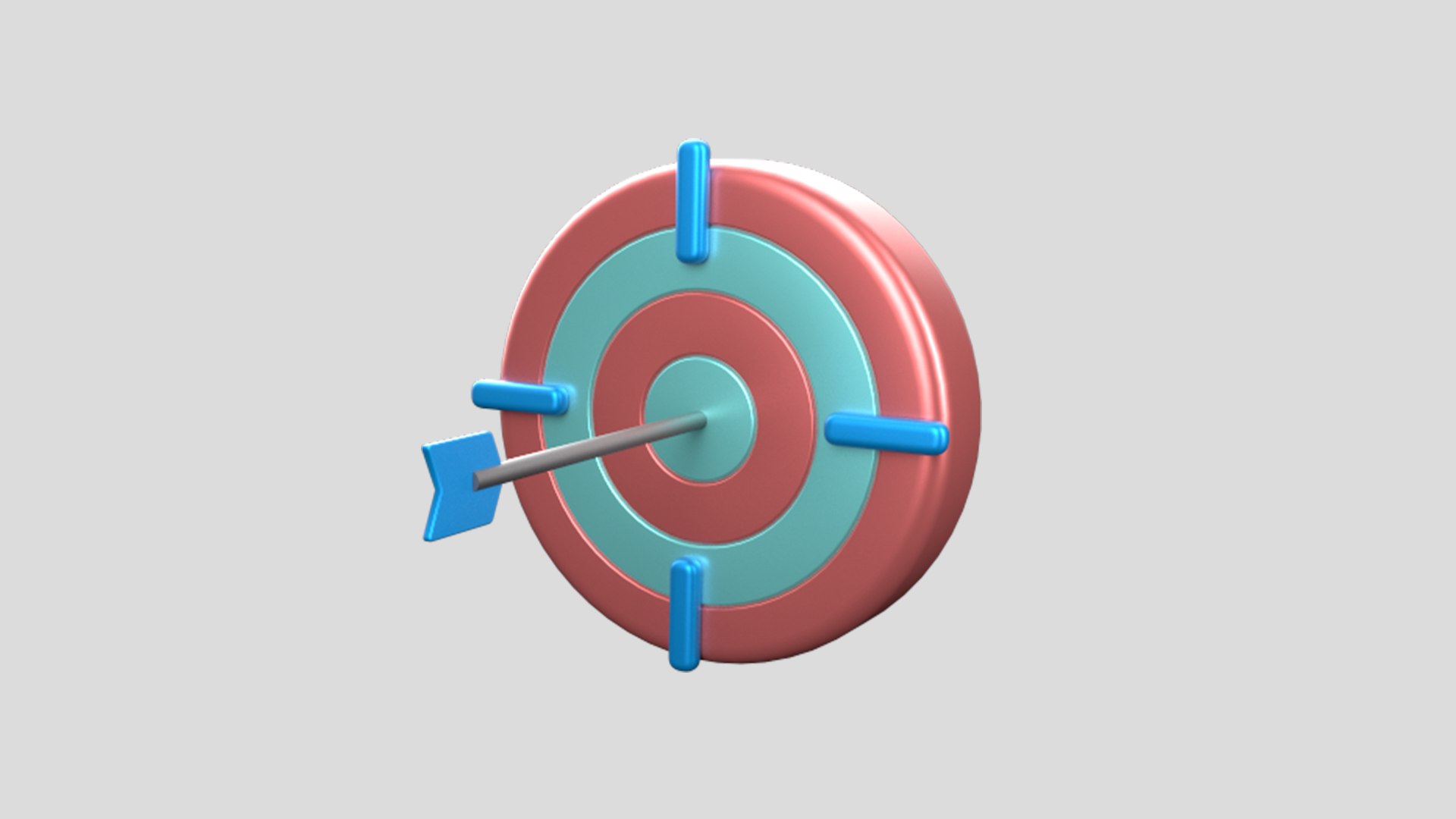 3D Target Low-poly 3D Icon Model - TurboSquid 1919015