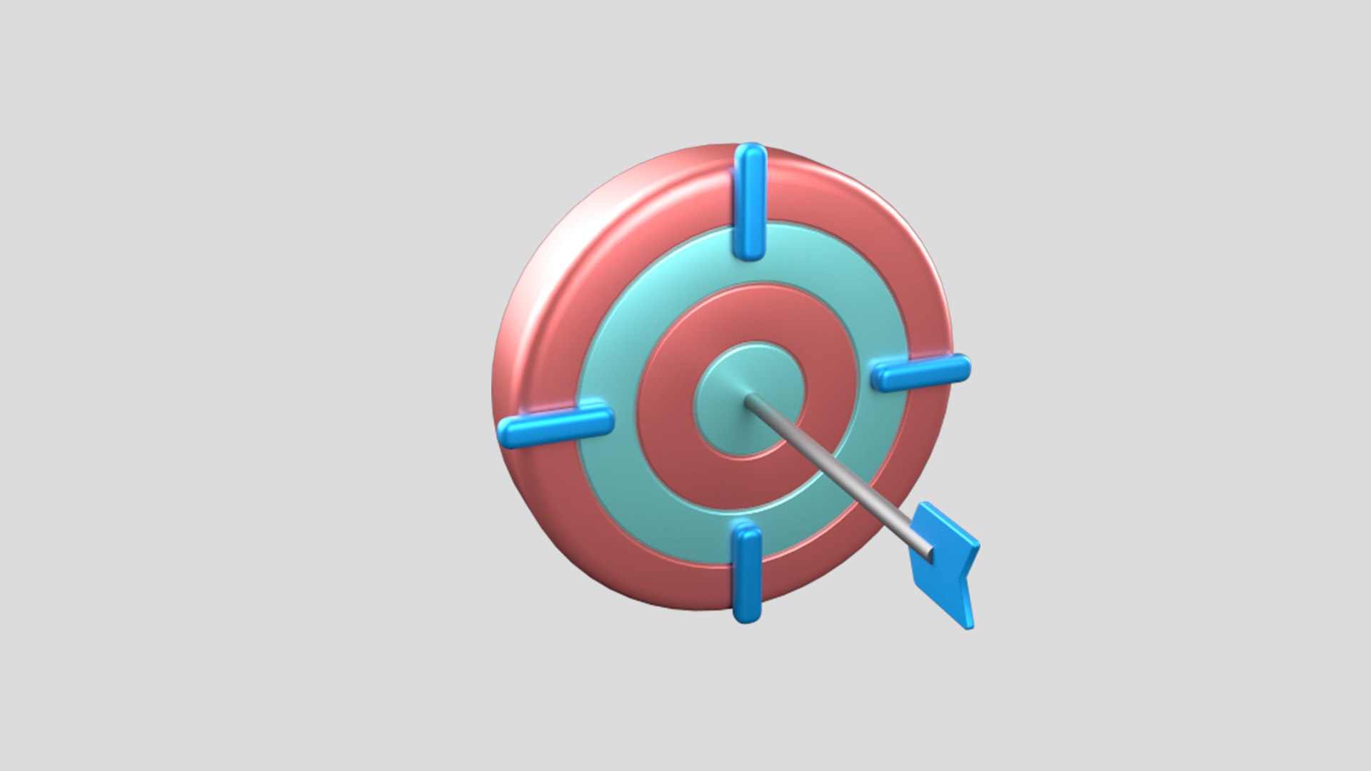 3D Target Low-poly 3D Icon Model - TurboSquid 1919015