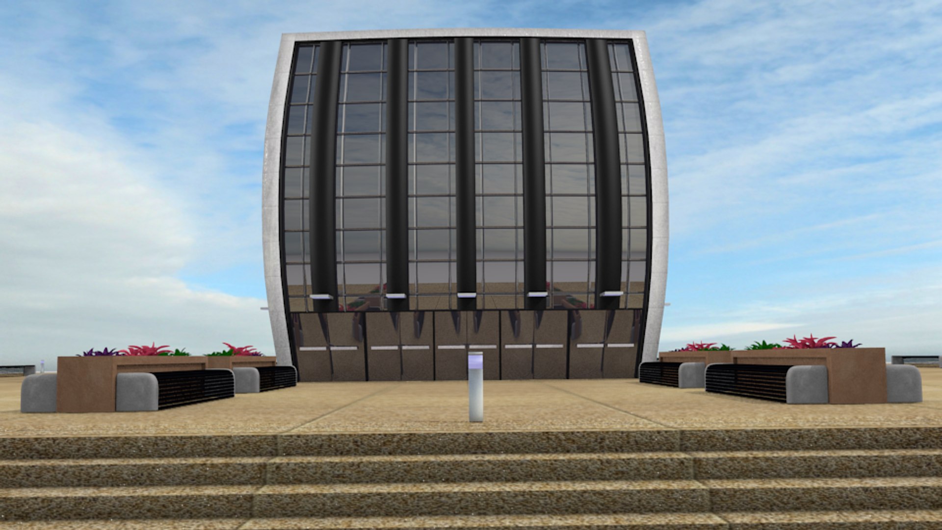 3d Model Building Scenes