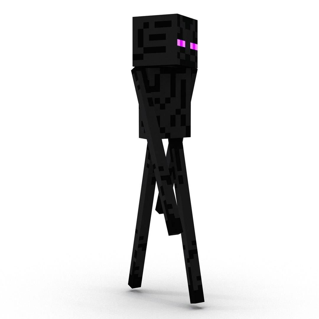 3D Model Minecraft Enderman Rigged - TurboSquid 1538825
