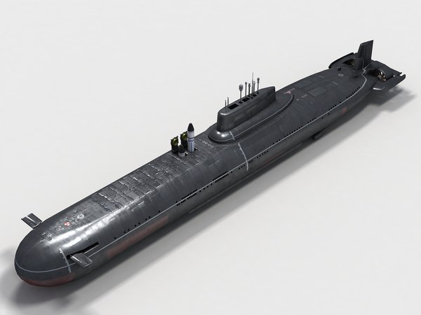 Type 941 Akula class submarine3D模型 - TurboSquid 1990160