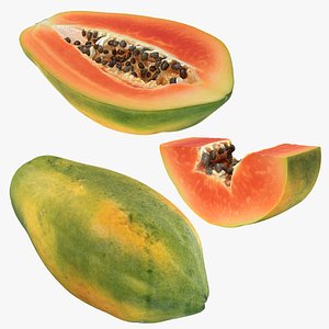 3D Papaya Models - Browse & Download Formats - TurboSquid