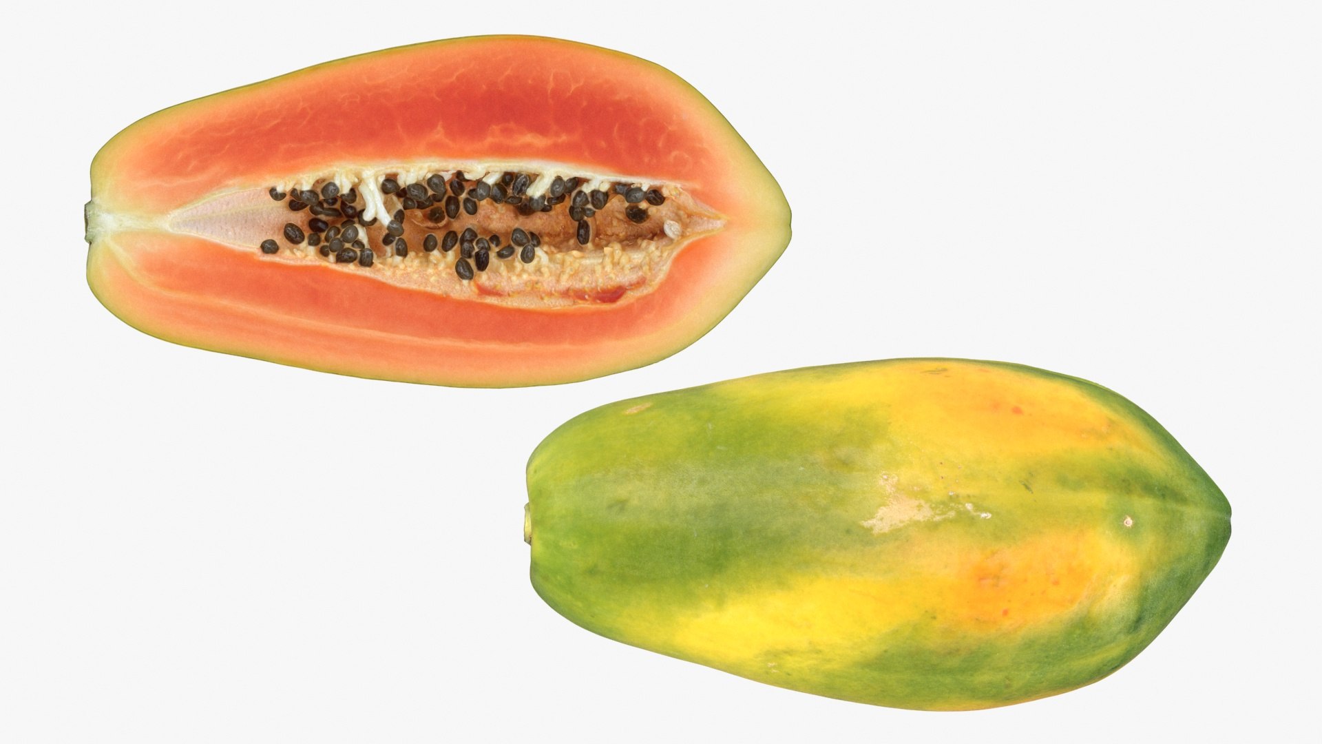 3D Papaya Collection 2 - TurboSquid 2235745