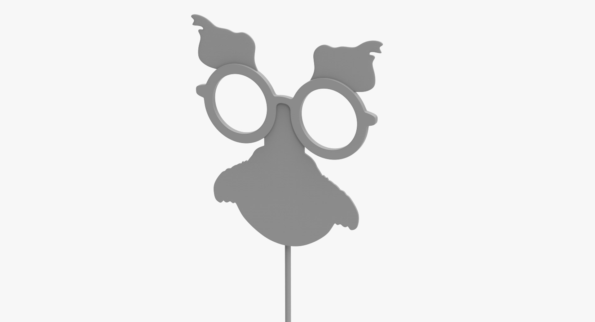 Face Mask Stick Props Model - TurboSquid 1407592