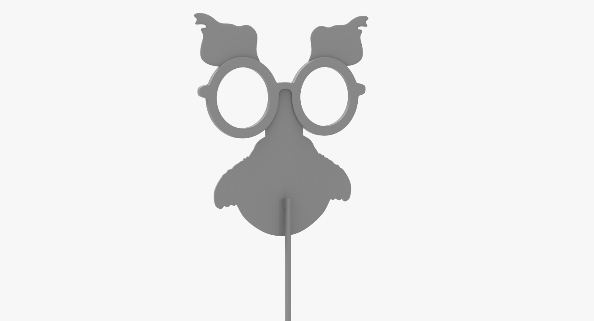 Face Mask Stick Props Model - TurboSquid 1407592
