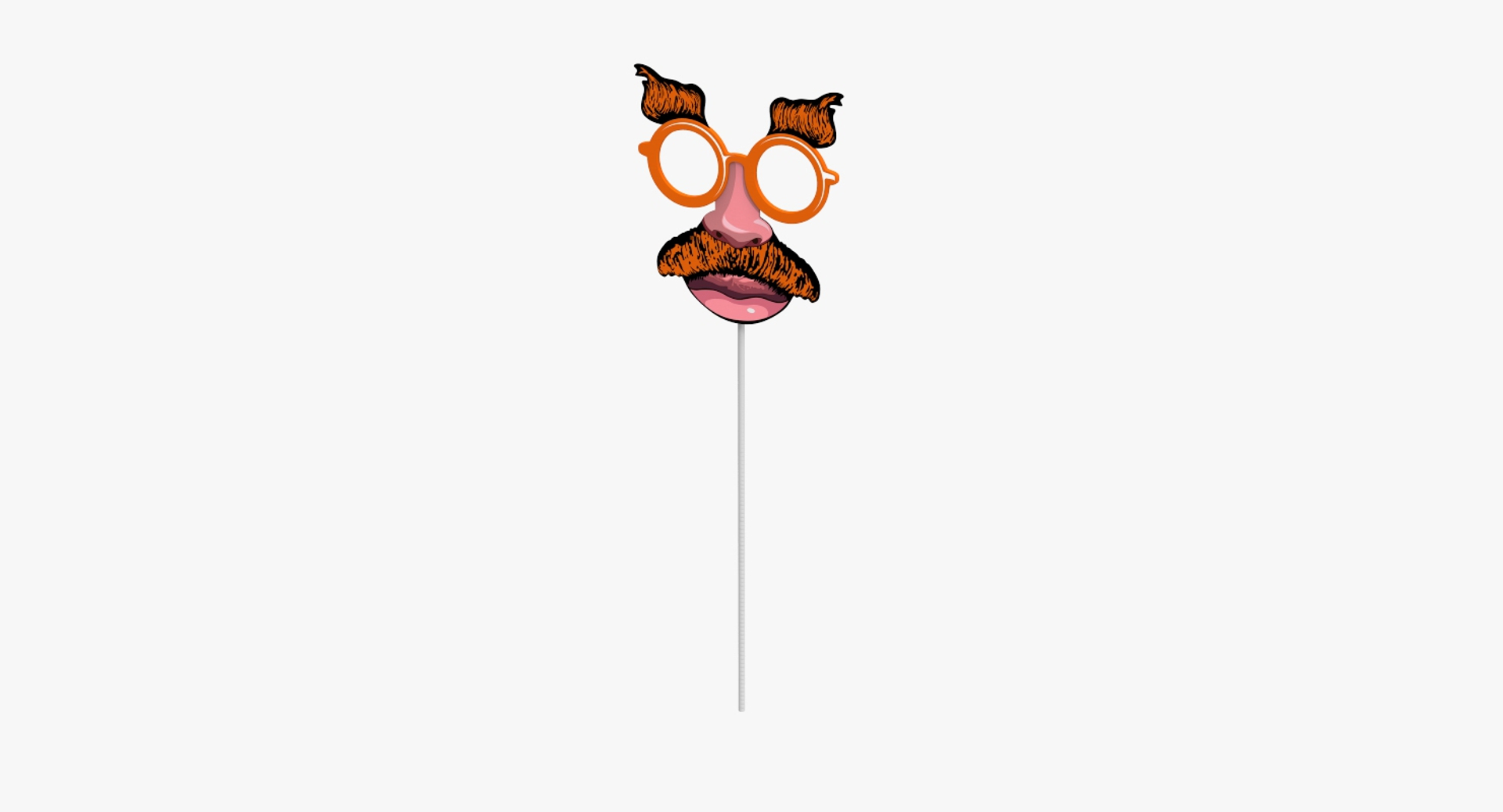 Face Mask Stick Props Model - TurboSquid 1407592