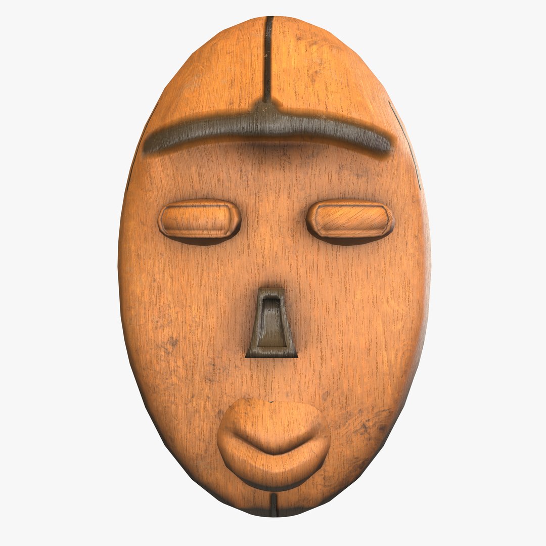 Free 3D Stylized Mask 7 model - TurboSquid 1948872