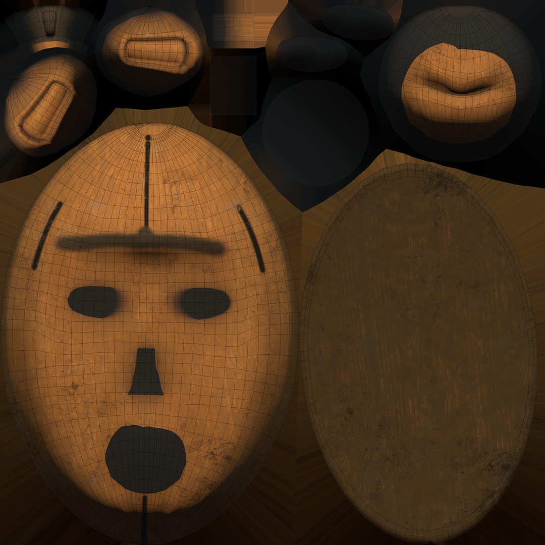 Free 3D Stylized Mask 7 Model - TurboSquid 1948872