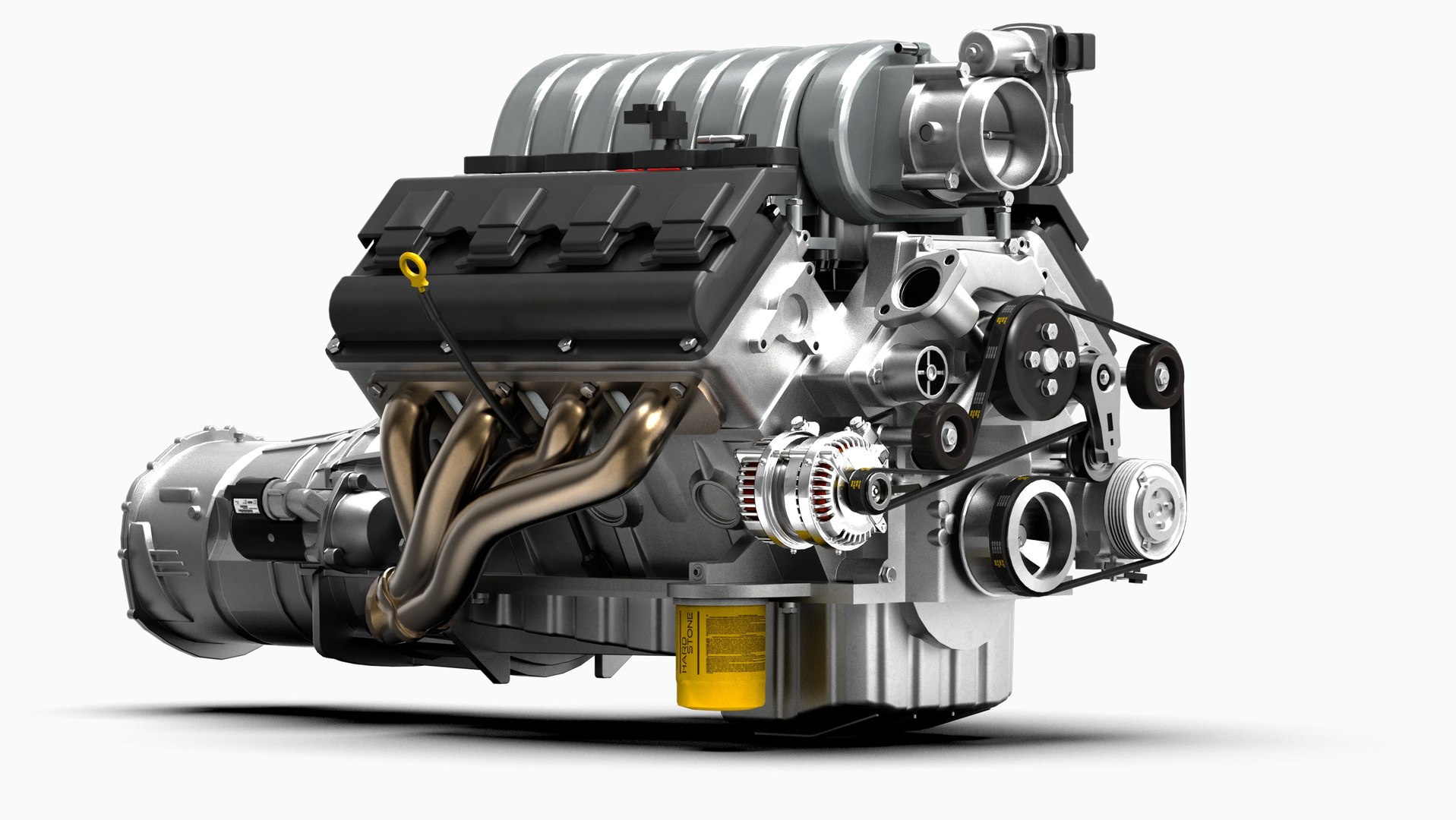 3D Dodge SRT Hemi V8 - TurboSquid 2306653