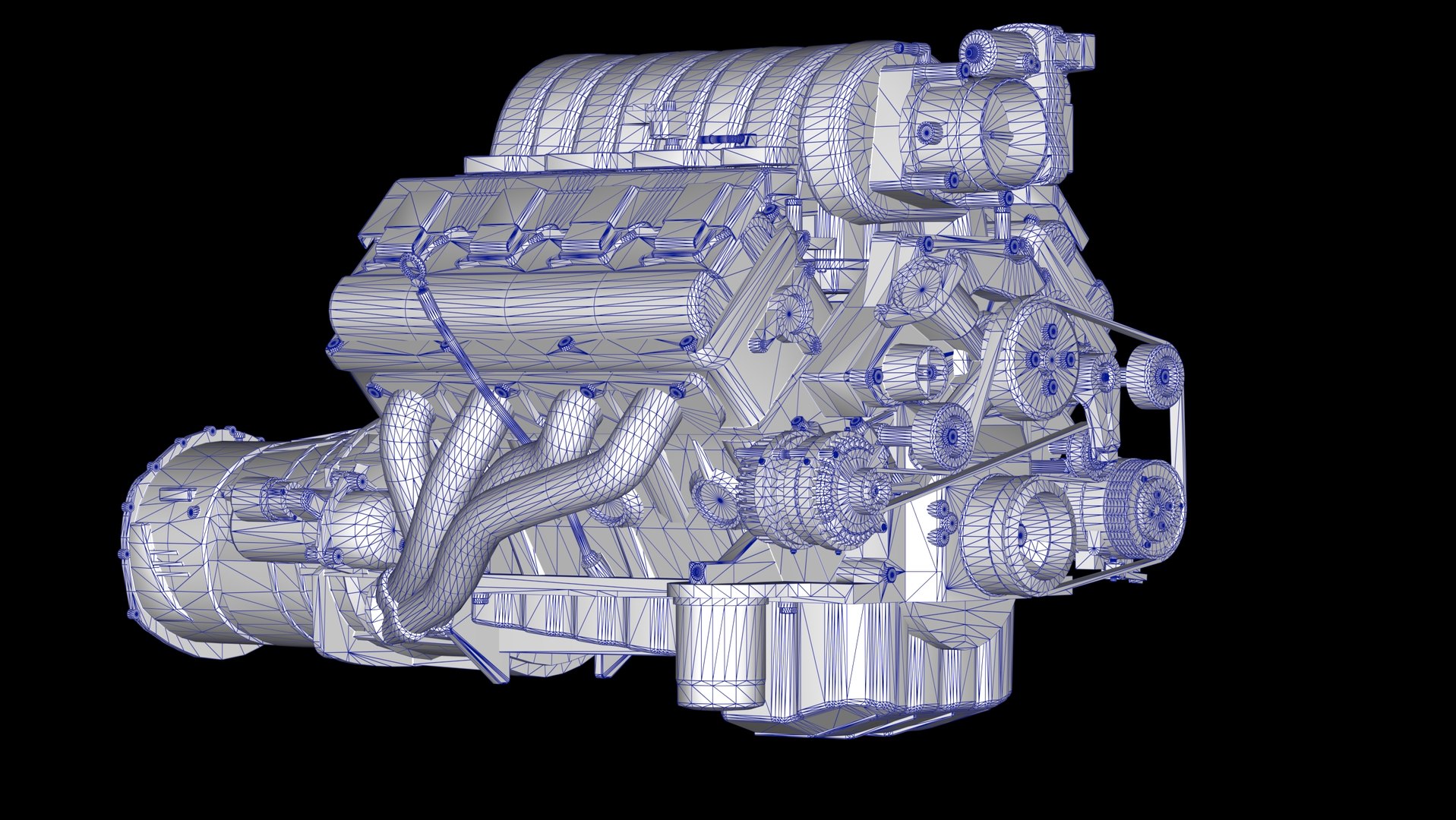 3D Dodge SRT Hemi V8 - TurboSquid 2306653