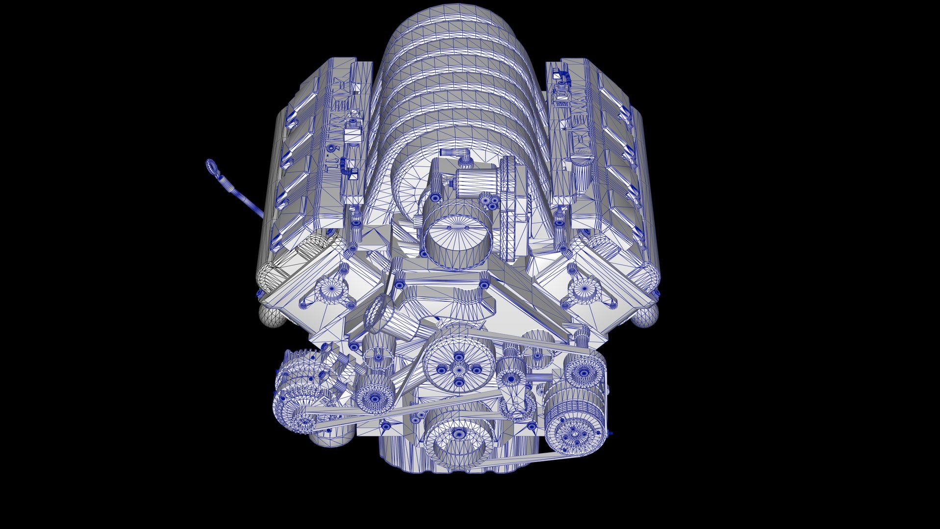 3D Dodge SRT Hemi V8 - TurboSquid 2306653