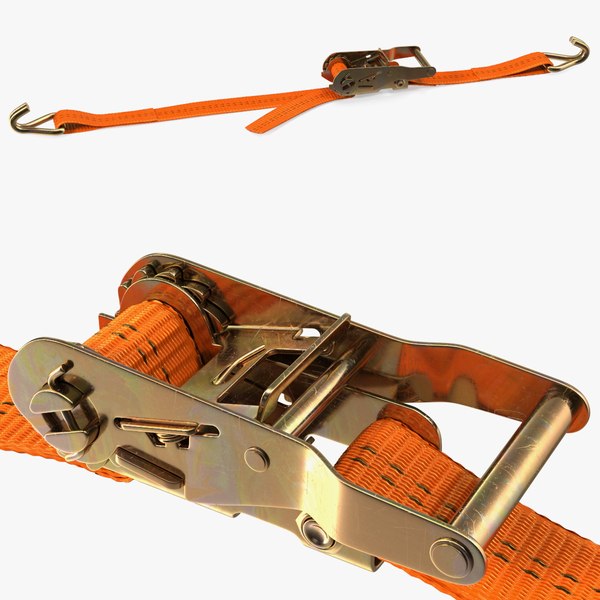 3D Heavy Duty Ratchet Strap model - TurboSquid 1777322
