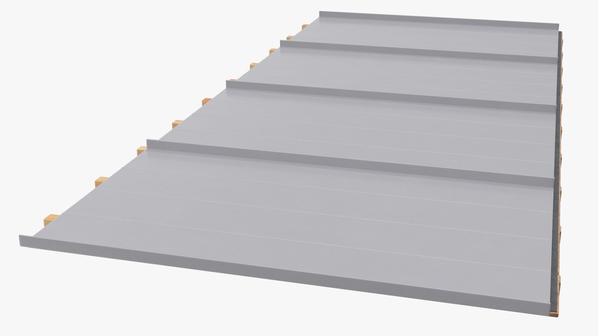 Standing Seam Roof 3D Model - TurboSquid 2248295