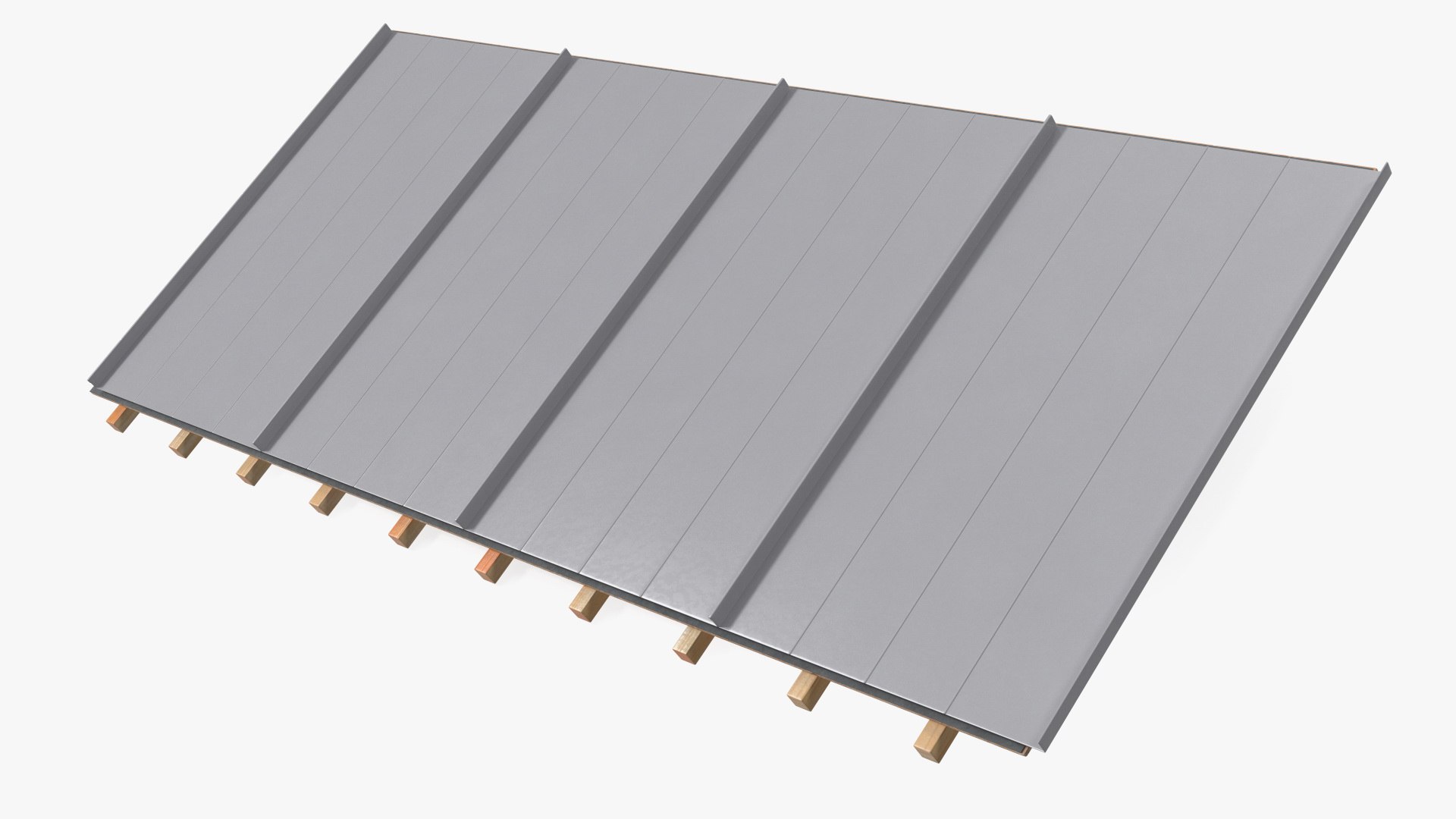 Standing Seam Roof 3D Model - TurboSquid 2248295
