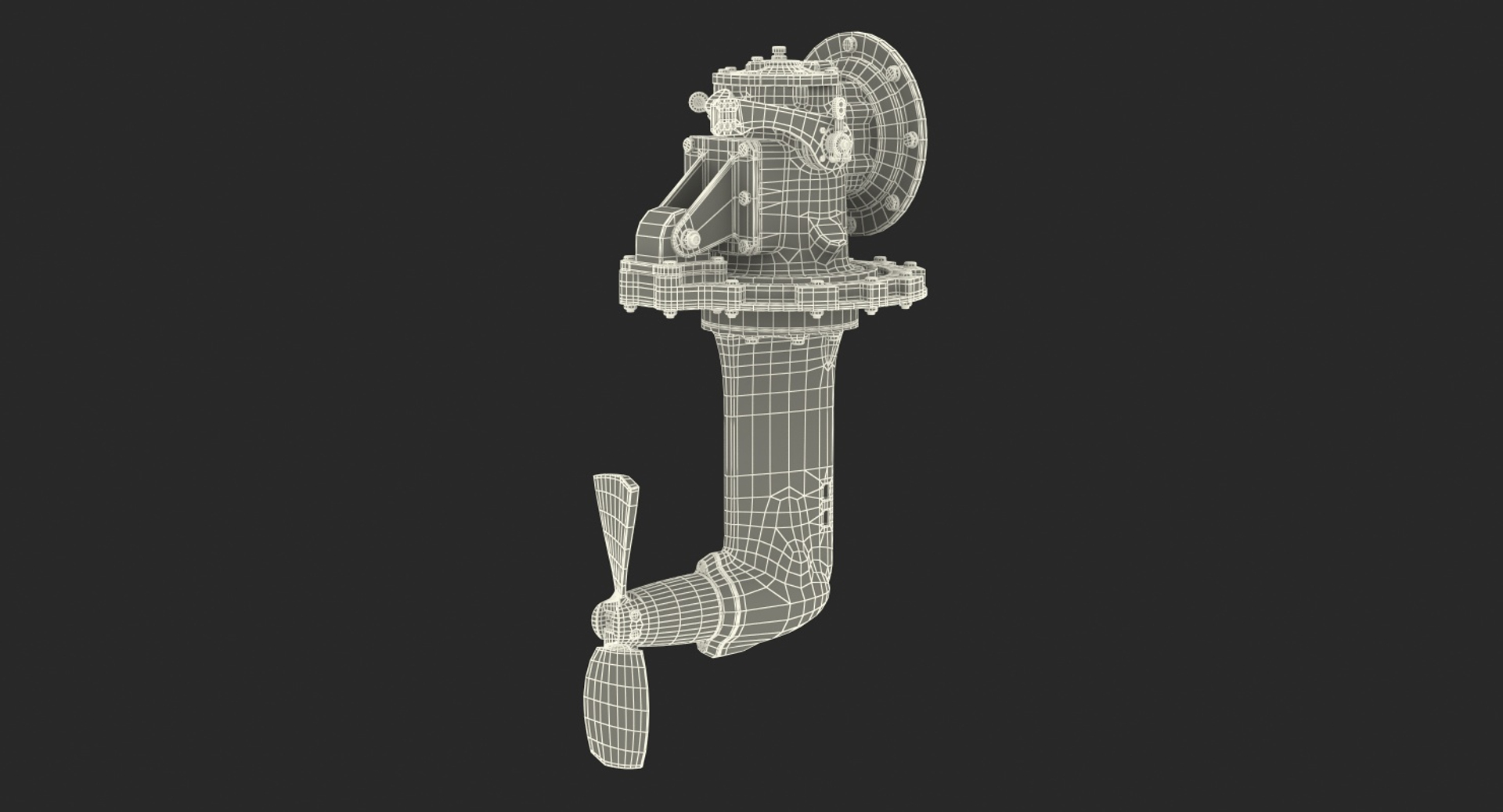 Saildrive Marine Engine 3D Model - TurboSquid 1400779