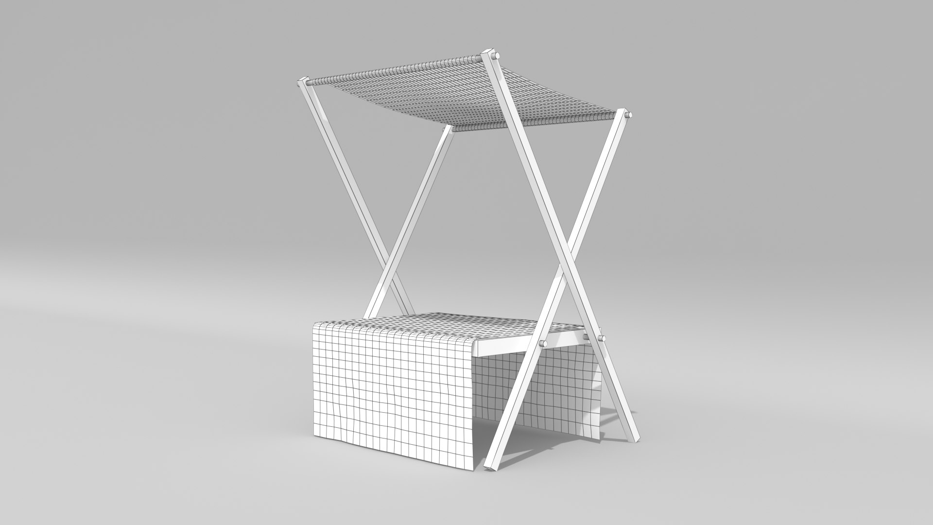 3D Market Table Stall Model - TurboSquid 1839849