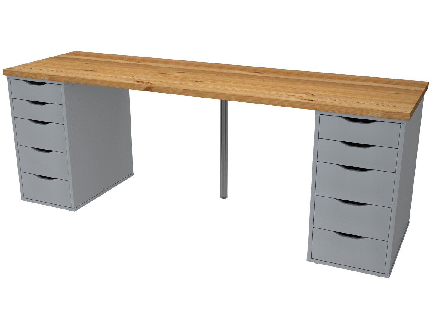 宜家 LAGKAPTEN 书桌3D模型 - TurboSquid 2137560