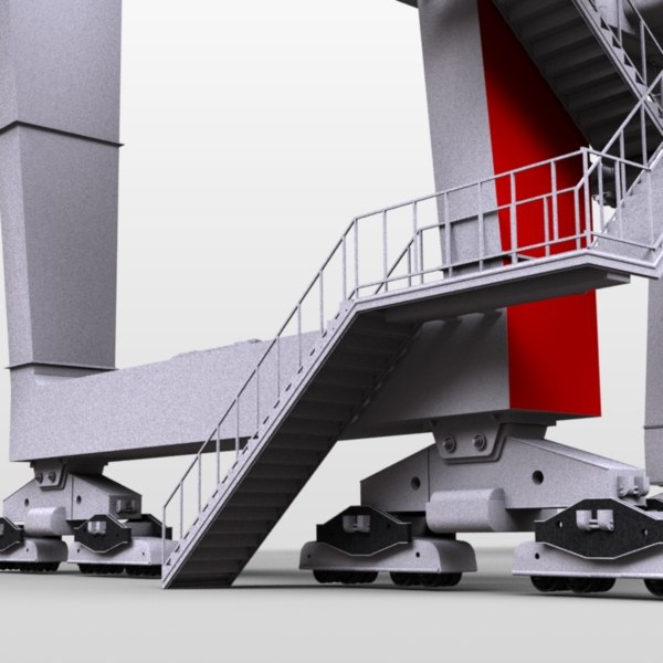 3d industrial cargo tower