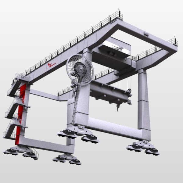 3d industrial cargo tower