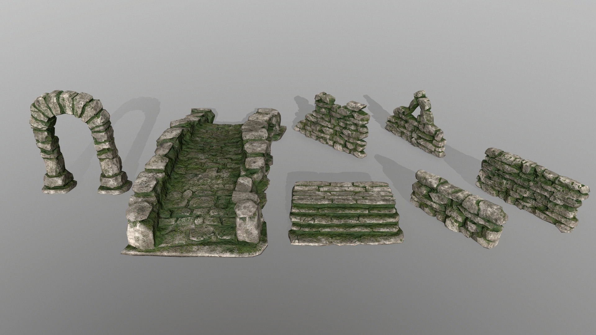 Wall door bridge 3D model - TurboSquid 1327388