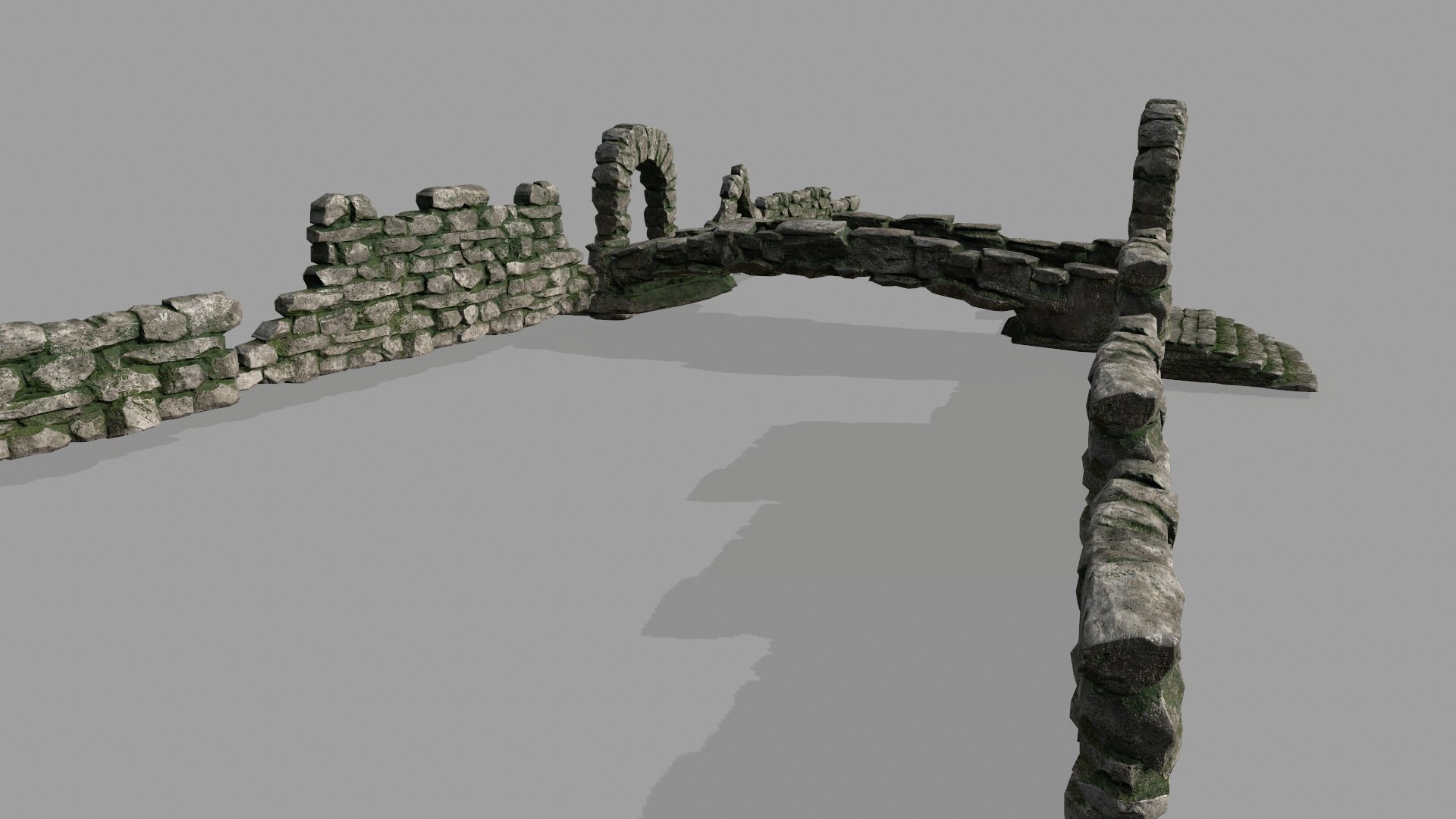 Wall Door Bridge 3D Model - TurboSquid 1327388