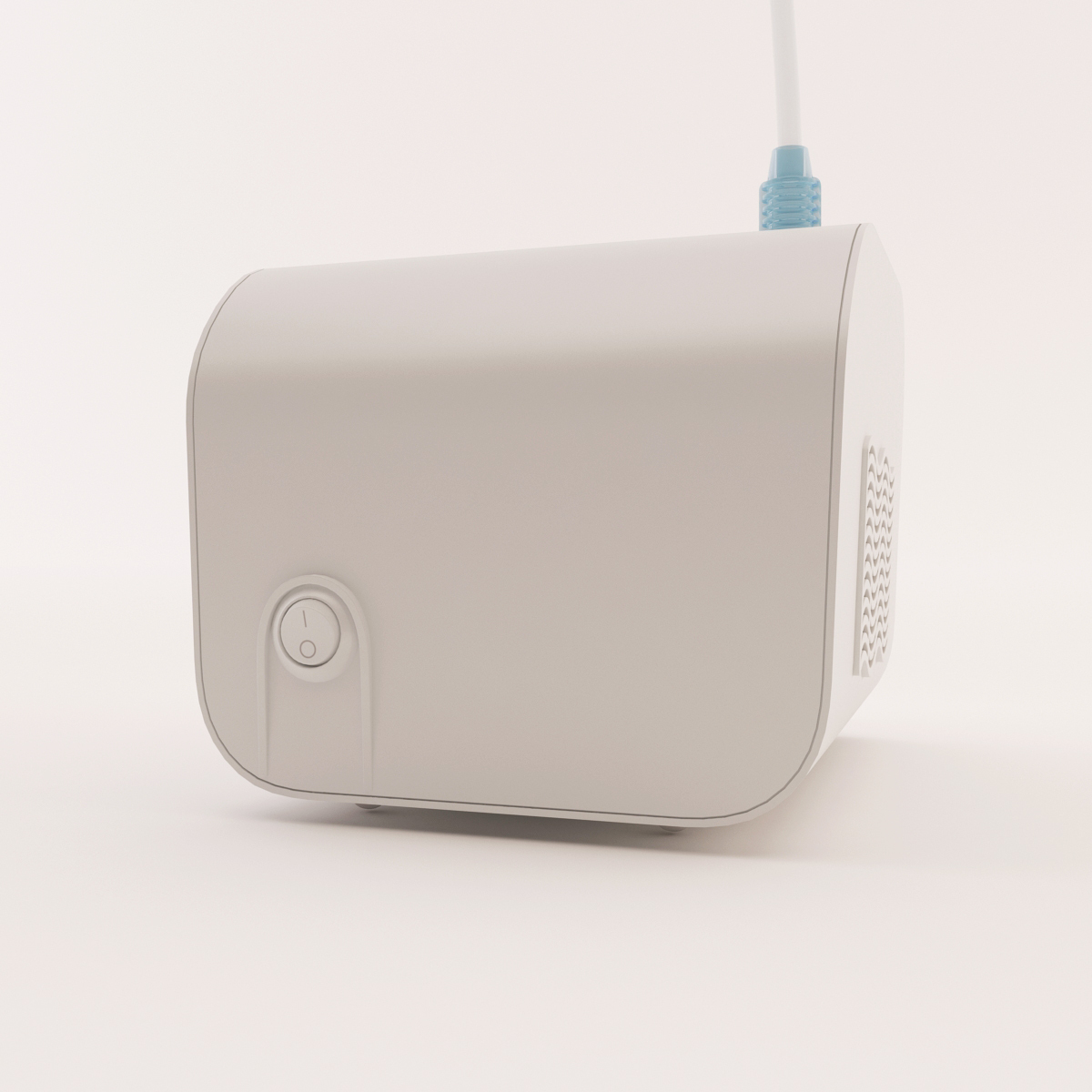 inhalation therapy hose 3d model