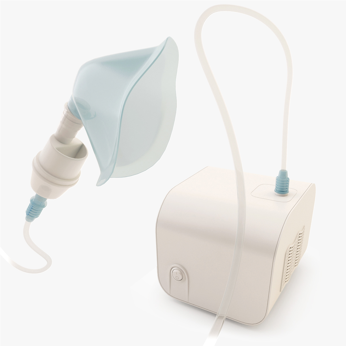 inhalation therapy hose 3d model